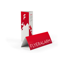 Prisma Aufsteller online bedrucken bei FLYERALARM