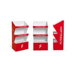 POS-Displays mit 3 Fachböden bedrucken » günstig bei FLYERALARM
