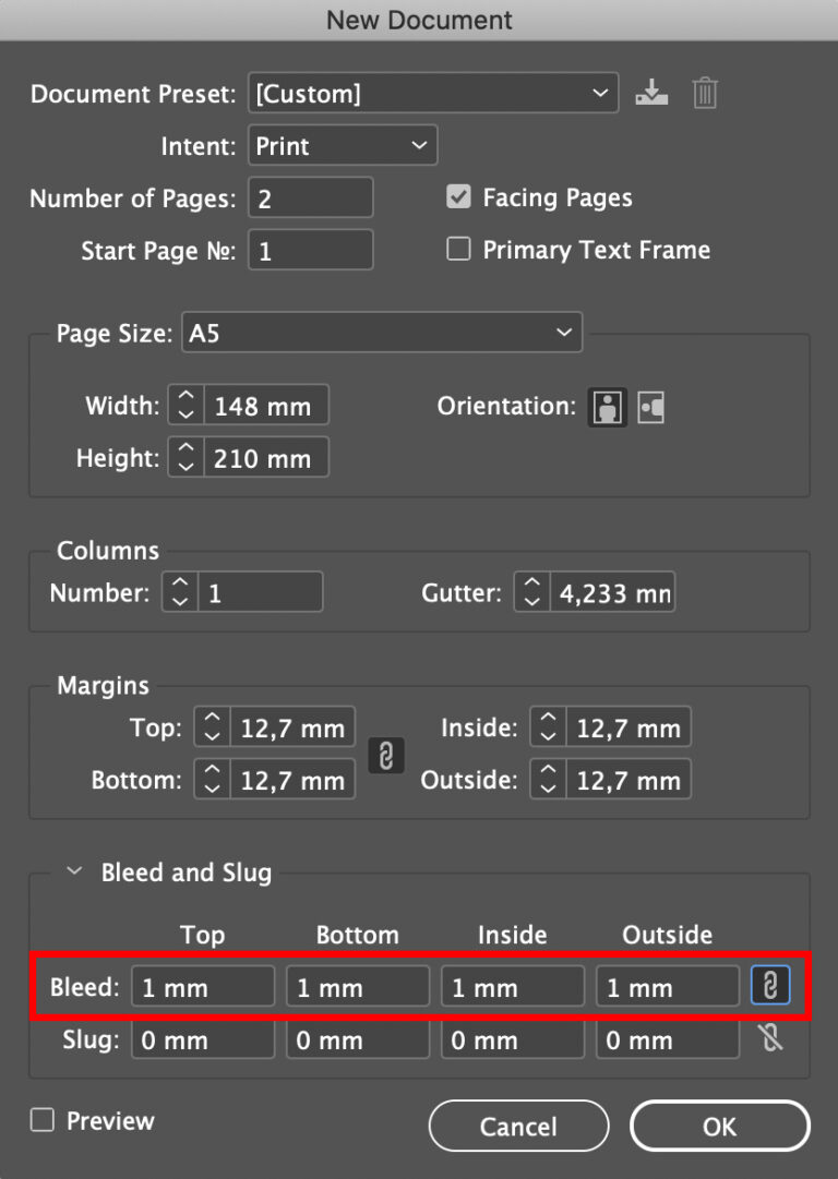 Tutorial: setting up bleeds in InDesign CC and Illustrator CC