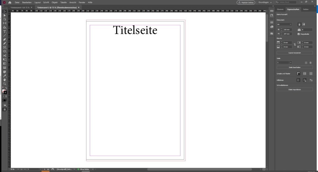 Magazine erstellen: Beschnittzugabe anlegen - FLYERALARM Blog