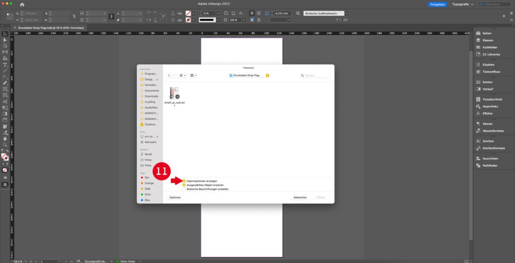 Drop-Flags gestalten InDesign – FLYERALARM Blog