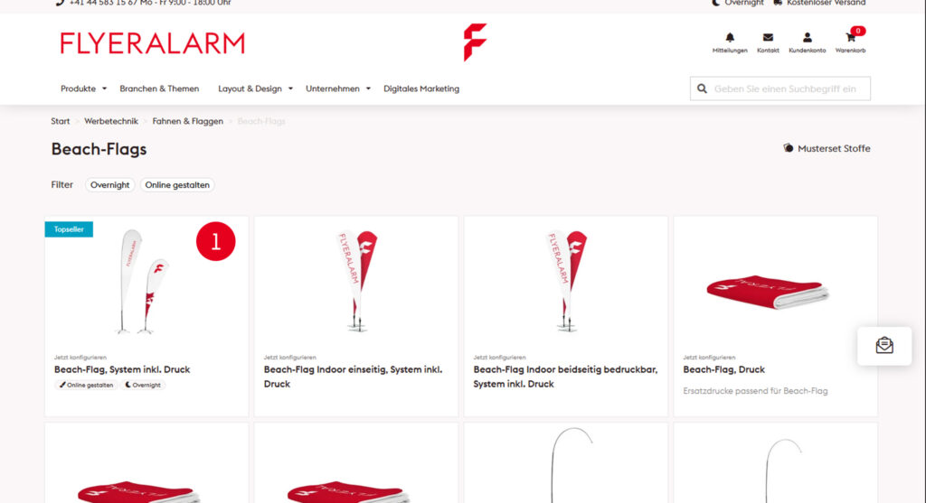 Drop-Flags gestalten InDesign – Flyeralarm - CH