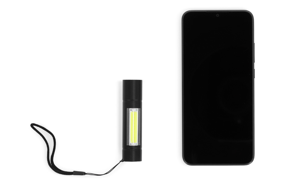 Muster Mini-Taschenlampen aufladbar drucken bei FLYERALARM
