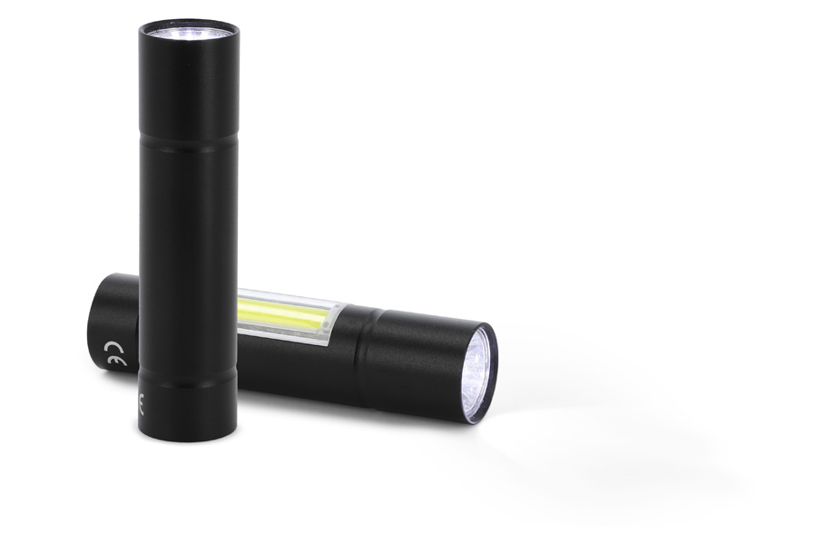 Muster Mini-Taschenlampen aufladbar drucken bei FLYERALARM