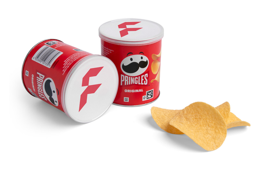 Pringles Mini mit Werbeeinleger bedrucken » günstig bei FLYERALARM