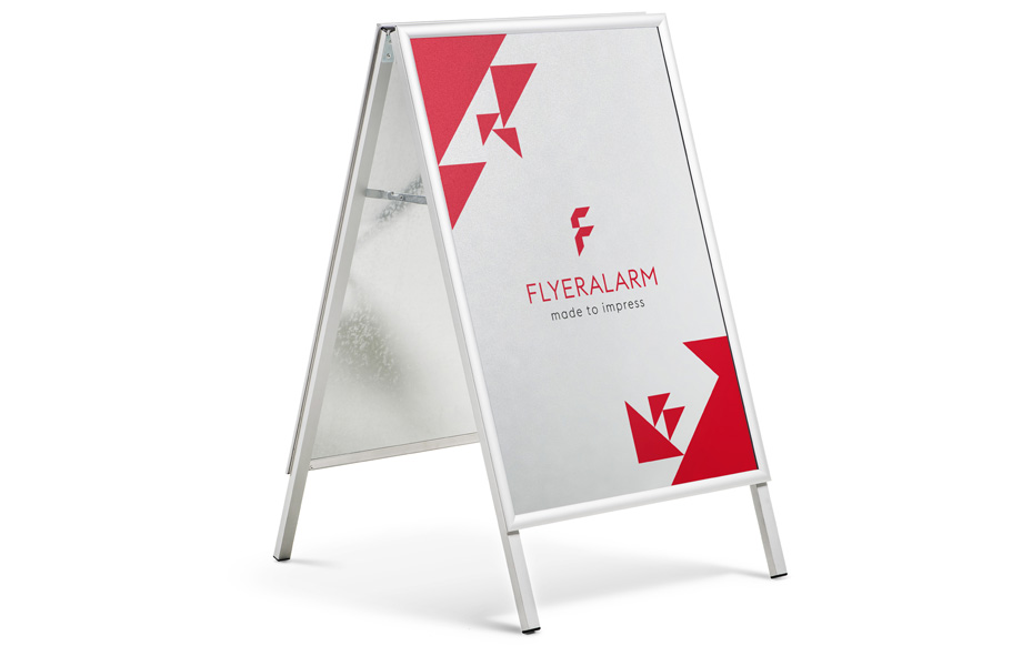 Advertising boards incl. print - low-cost and quick at FLYERALARM