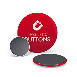 Magnetic buttons - low-cost and quick at FLYERALARM