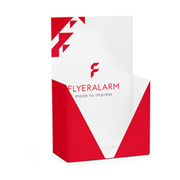 A6 cardboard flyer holders - low-cost and quick at FLYERALARM